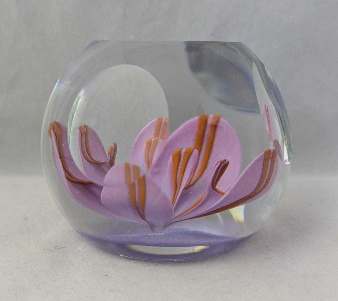Vintage Caithness Glass Paperweight: Madrigal Limited Edition, Signed ...