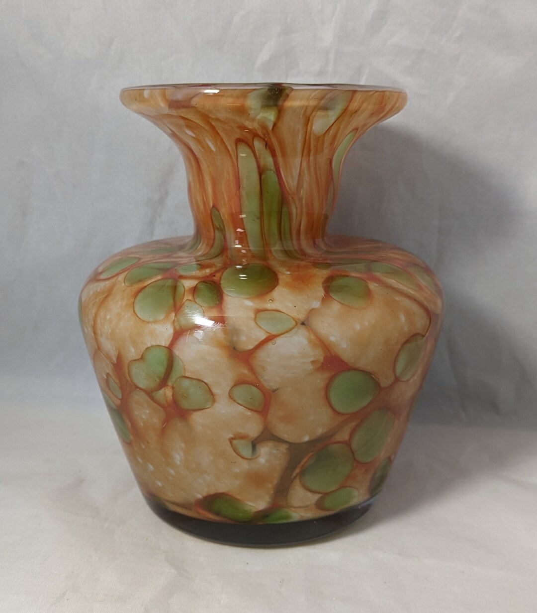 Collectable Vintage Mtarfa Glass Vase - Etsy