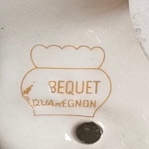 Vintage Porcelain Fish Sculpture by H. Bequet, Quaregnon, Belgium - Etsy