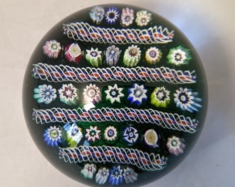 Vintage Collectable Perthshire Millefiori Glass Paperweight PP163 - Etsy UK