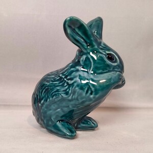 Vintage Collectable Blue Poole Pottery Rabbit - Washing - Etsy