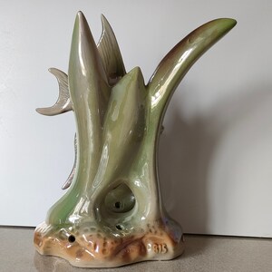 Vintage Porcelain Fish Sculpture by H. Bequet, Quaregnon, Belgium - Etsy