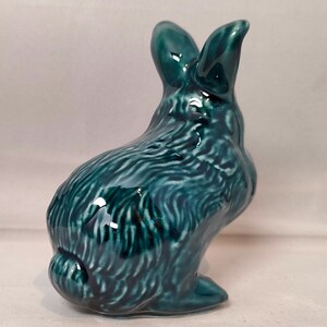 Vintage Collectable Blue Poole Pottery Rabbit - Washing - Etsy