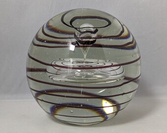 Large Collectable Spherical Studio Glass Paperweight - Etsy