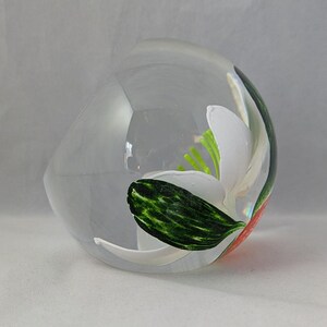 Vintage Collectable Caithness Glass Paperweight - "festive Rose ...