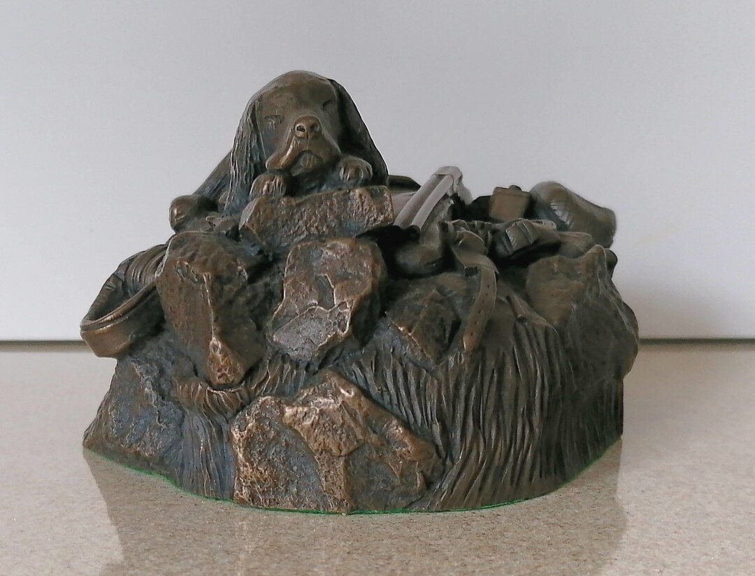 Vintage Bronze Effect Collectable Hunting Themed Paperweight - Etsy