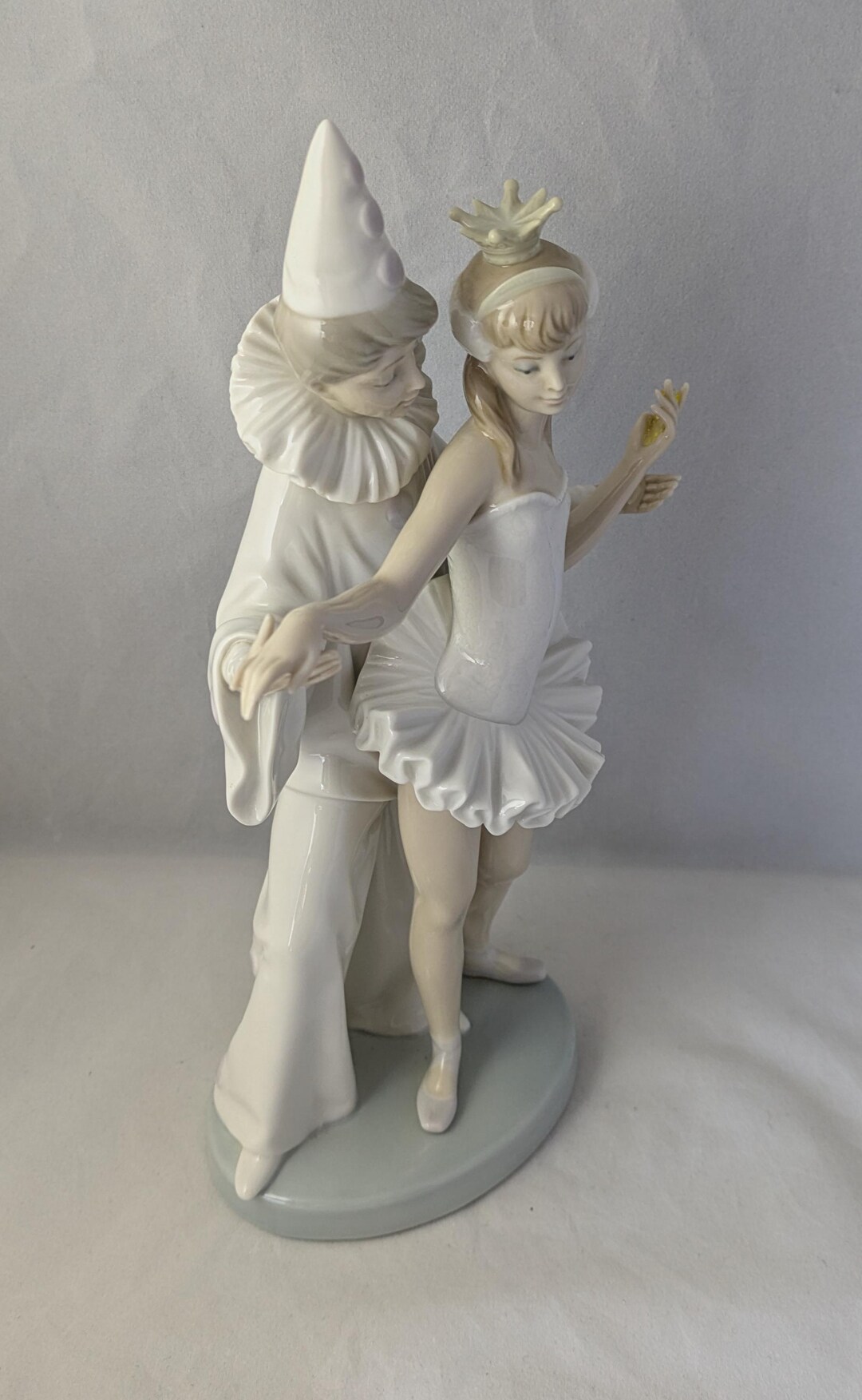Vintage Collectable Lladro Figure of A Clown and A Ballerina ...