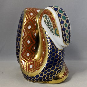 Royal Crown Derby Snake Paperweight - Etsy