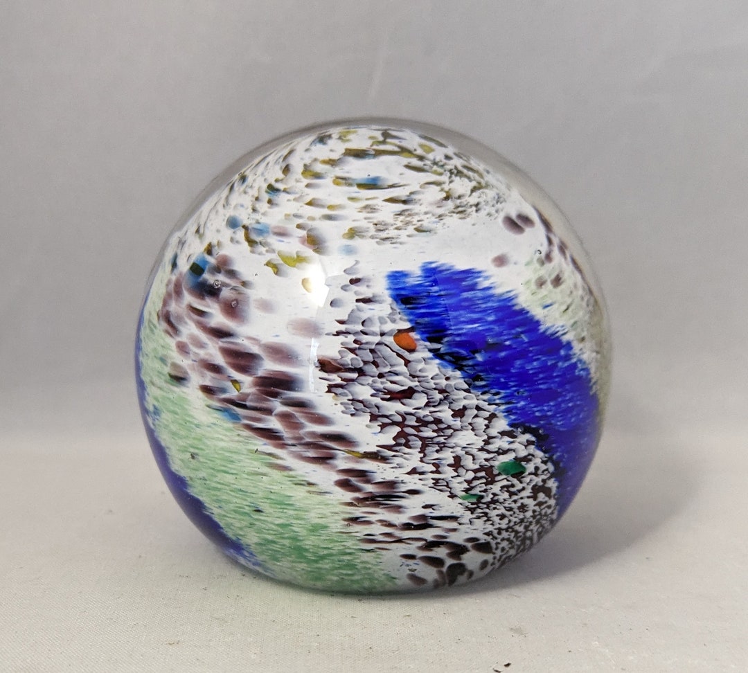 Collectable Unusual Vintage Mdina Glass Paperweight - Etsy