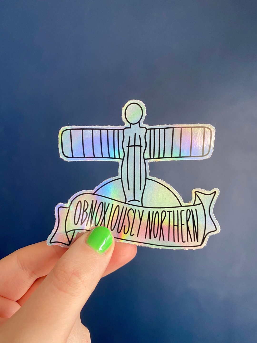 Northern Sticker, Angel of the North, Newcastle Vinyl Sticker, North ...