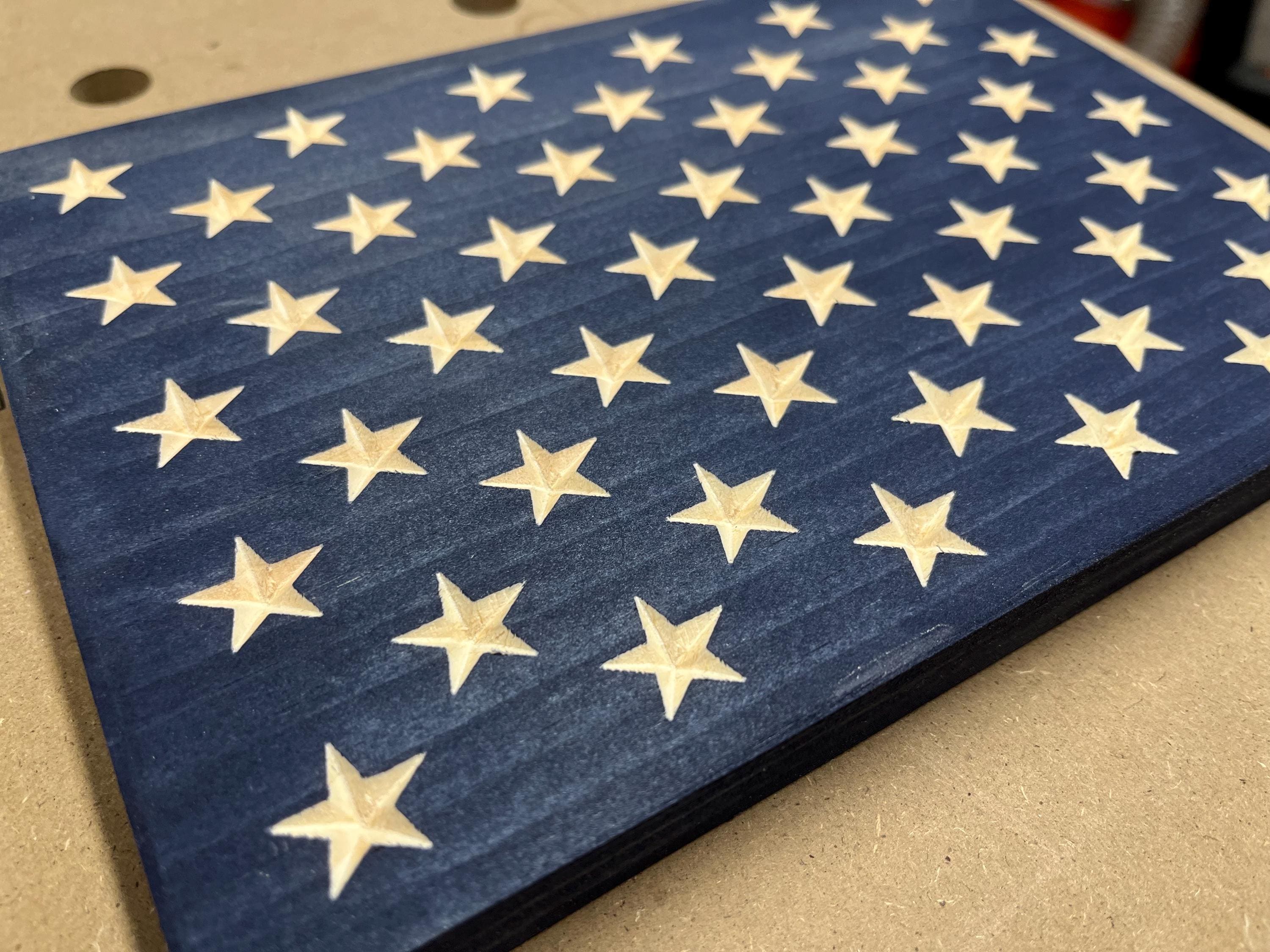 American Flag Union Sign / Easy to Hang / 7” X 9.75” - Etsy