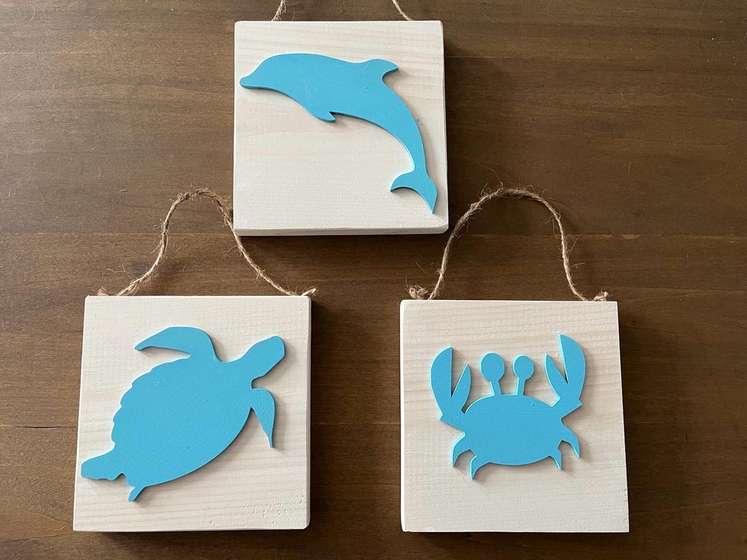 Sea Animal Signs / Beach Sign / Multiple Size Options / Free Shipping ...