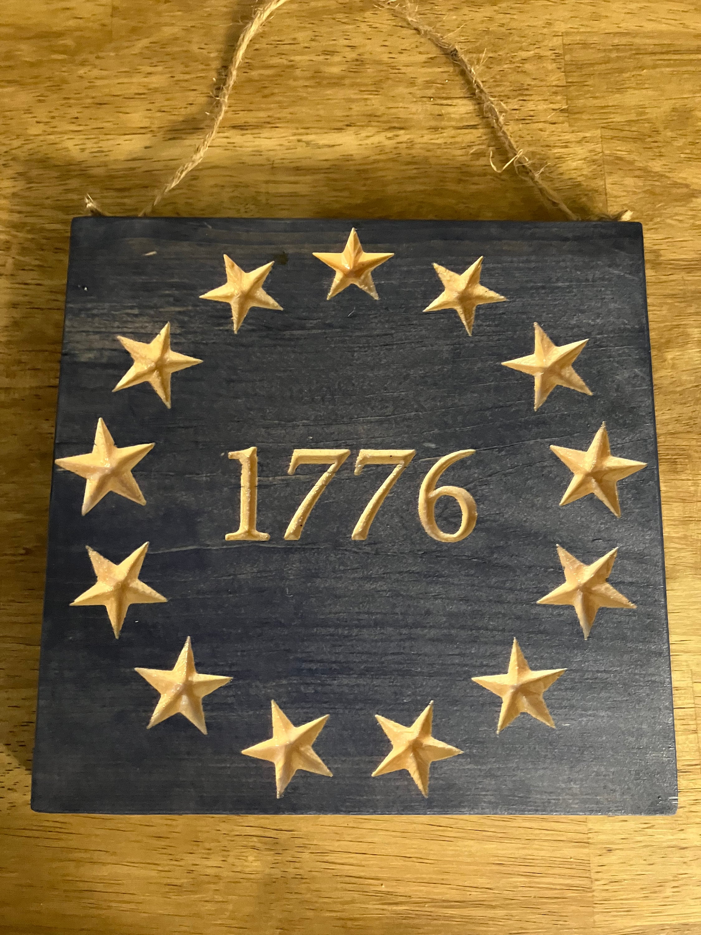 1776 Wood Carved Sign - Etsy