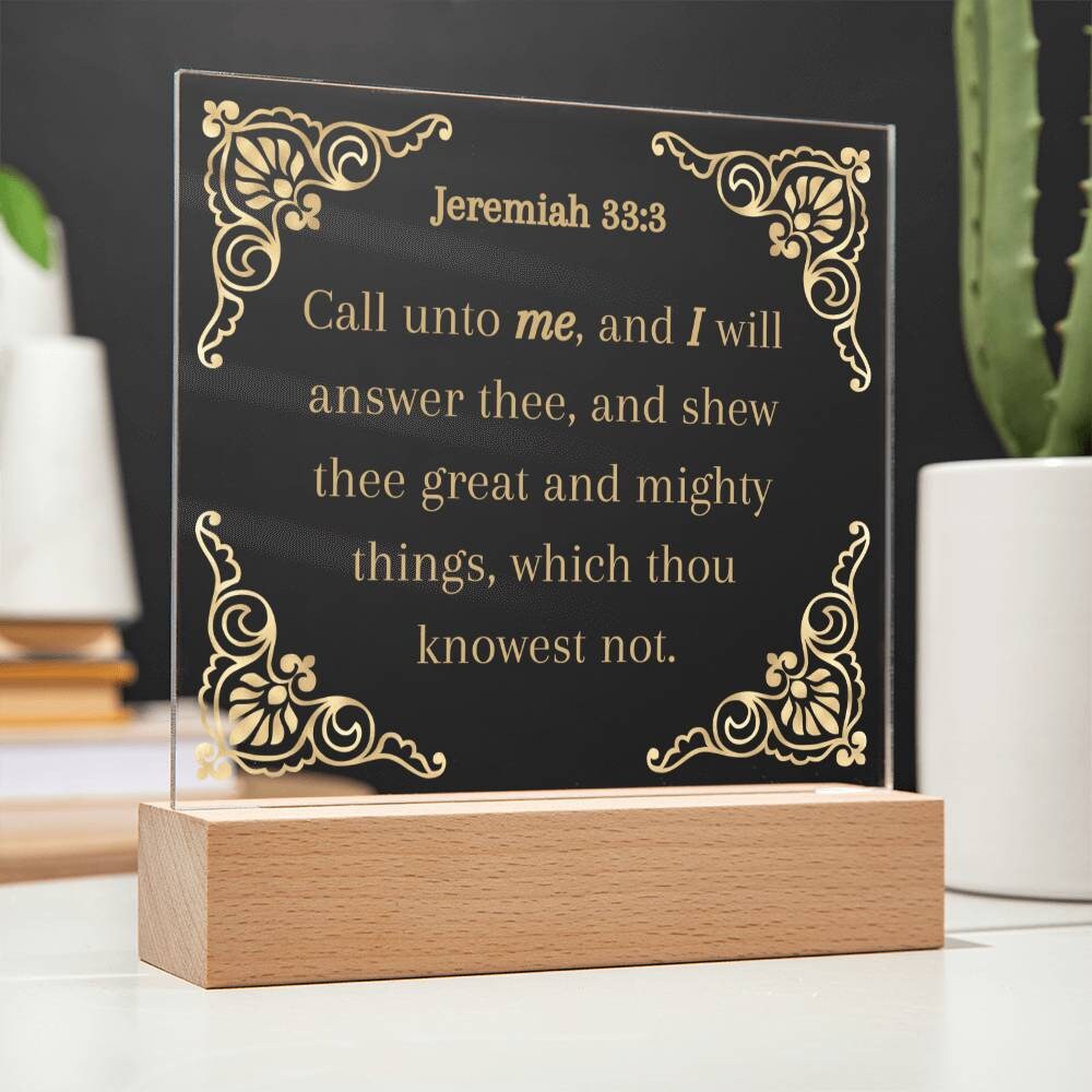 Acrylic KJV Bible Verse Plaque Religious Plaque Pastor Gift - Etsy