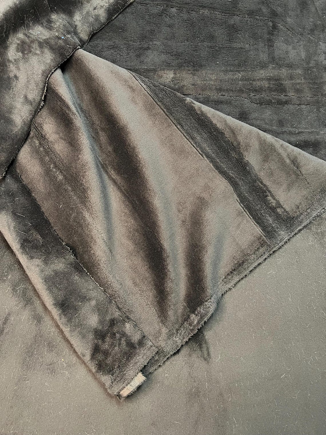 Black Solid Cuddle 3 Extra Wide 90 by Shannon Fabrics favorite for a ...