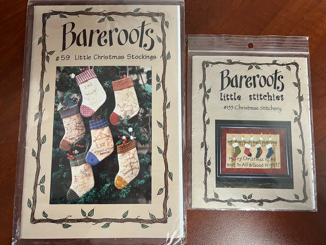 Bareroots Embroidery Set of 2 Patterns by Barri Sue Gaudet favorite for ...