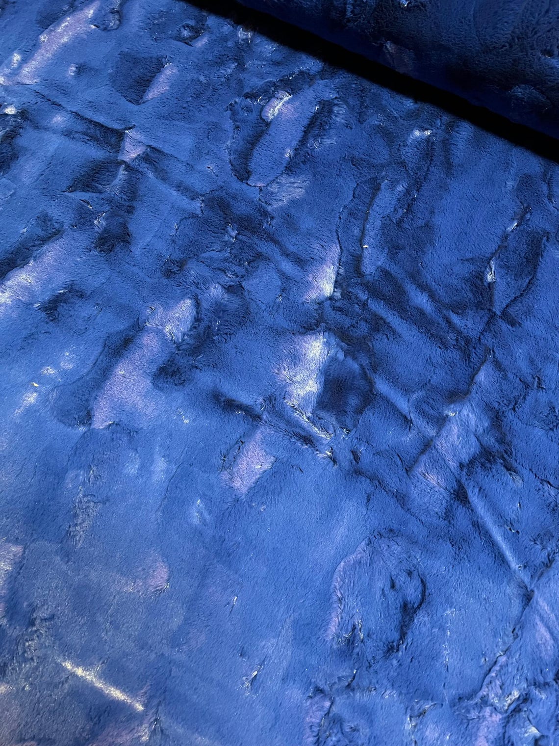 Luxe Cuddle® Mirage 80" Midnight by Shannon Fabrics - Etsy