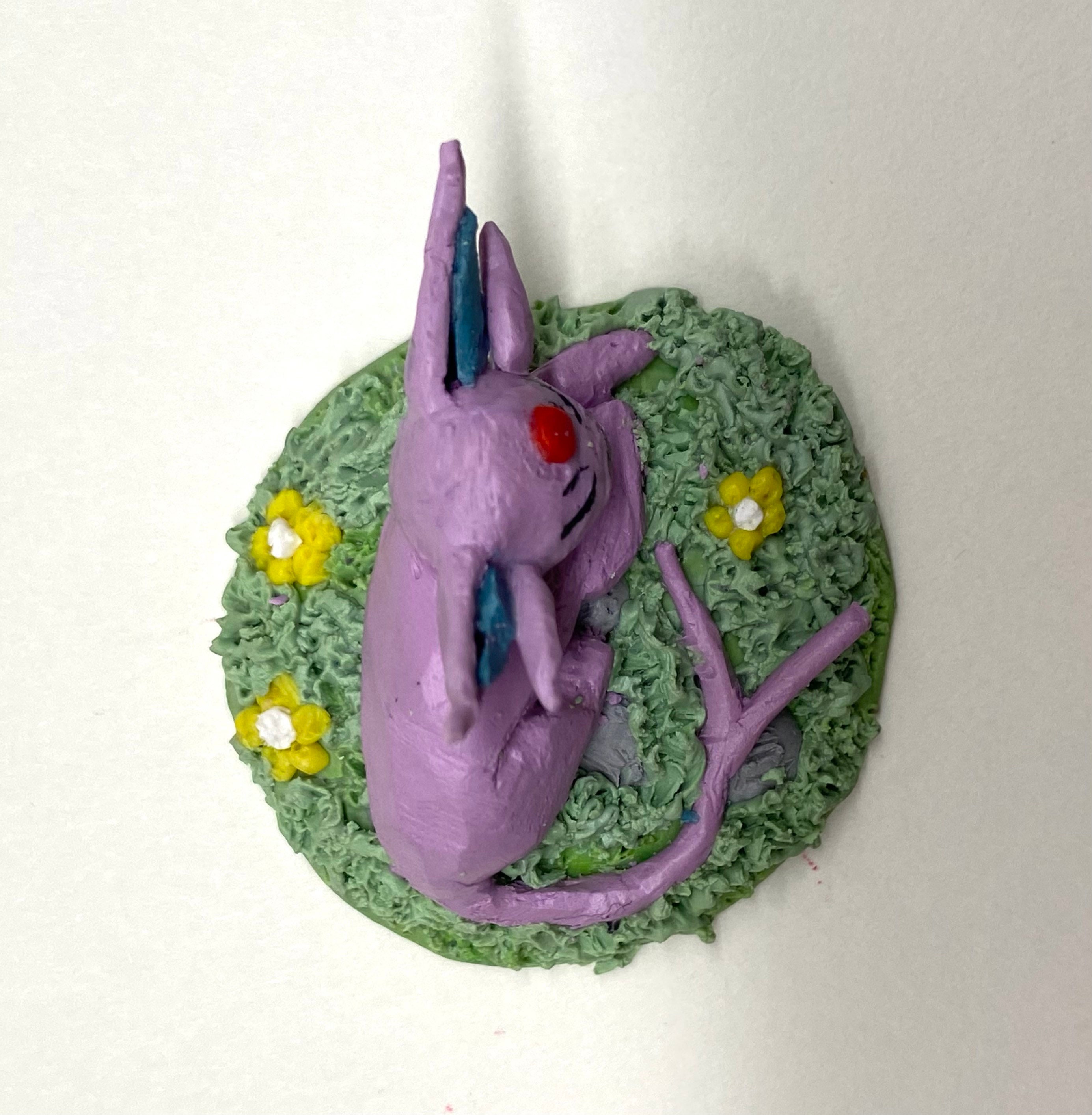 Sleeping Espeon in Medow - Etsy