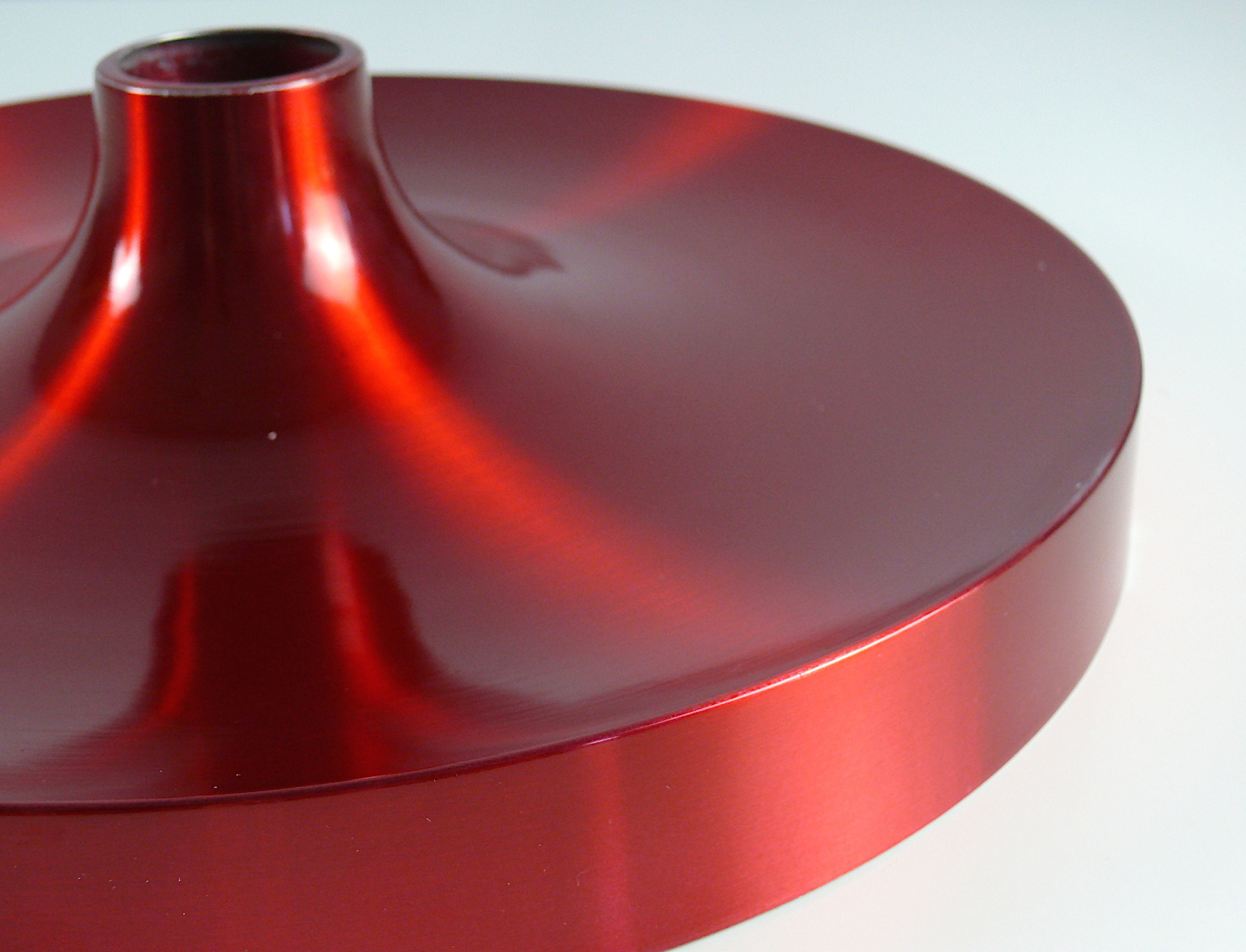 Discus ceiling wall lamp in brushed aluminium - Space Age rarity from ...