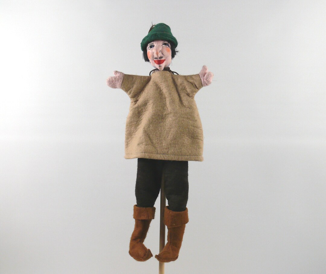 Original Dresden Artist Puppet / Hand Puppet With Legs Pied Piper ...
