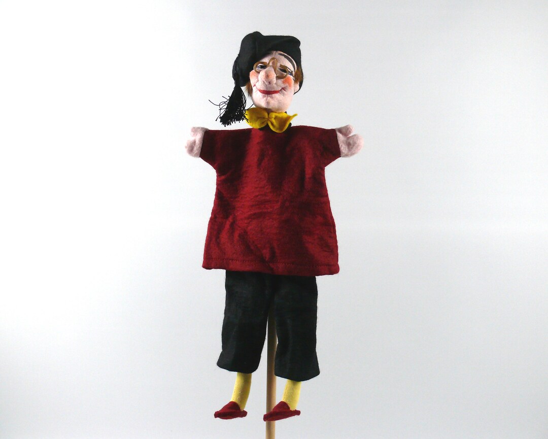 Original Dresden Artist Puppet / Hand Puppet With Legs - Etsy