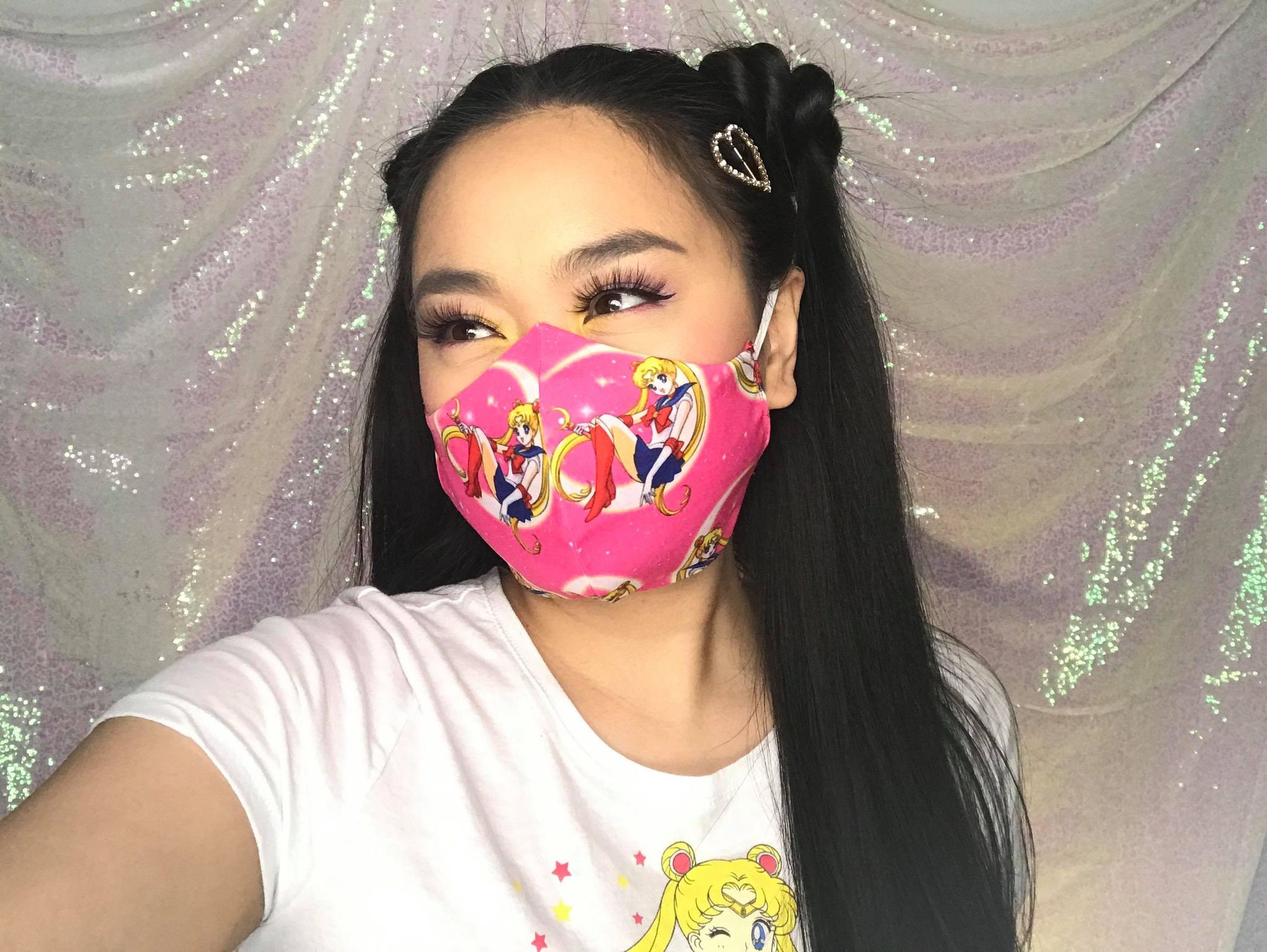 Sailor Moon Fabric Face Masks 2 Pack - Etsy
