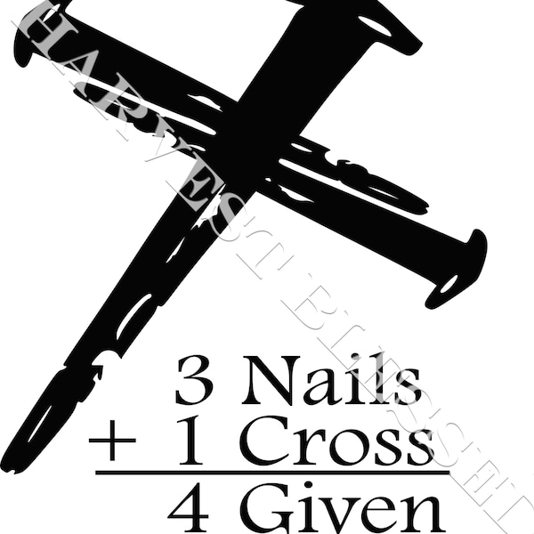 1 Cross 3 Nails - Etsy