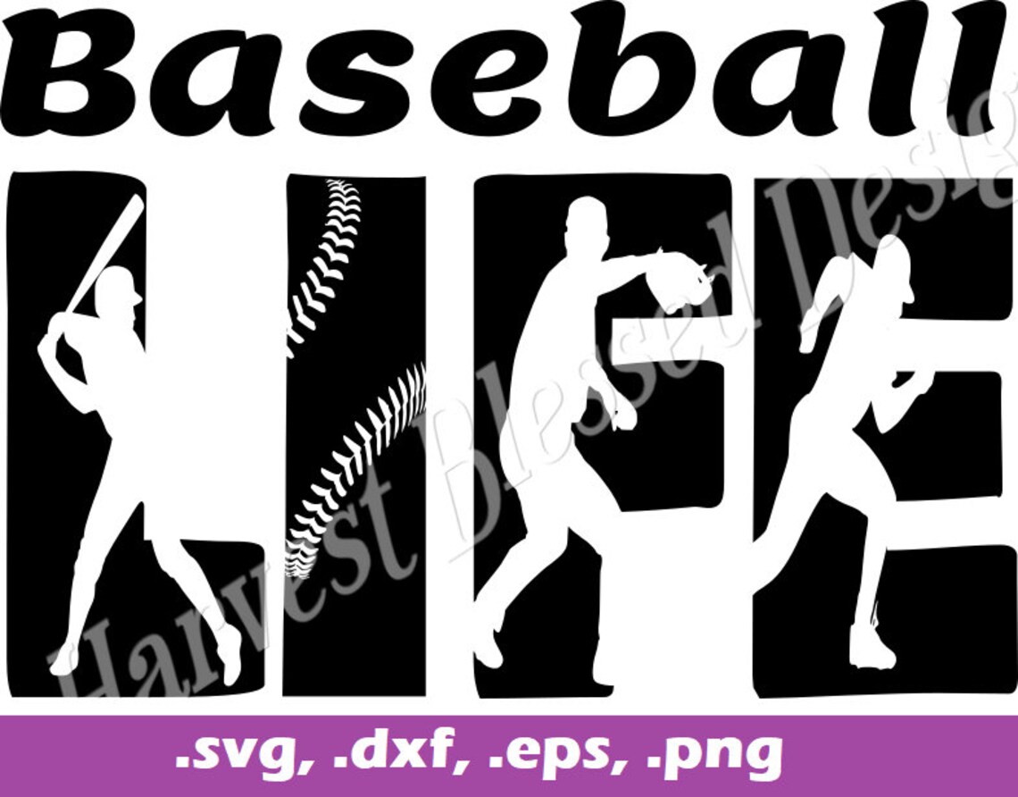 Baseball LIFE SVG Cut File - Etsy