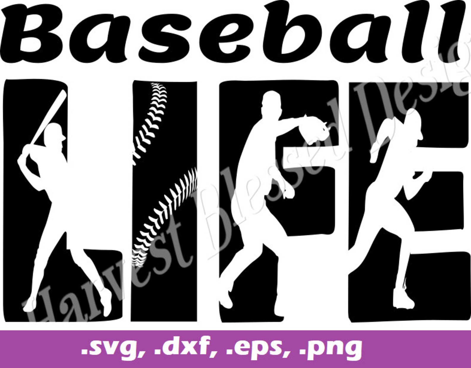 Baseball LIFE SVG Cut File - Etsy
