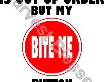 My Nice Button Svg | Etsy