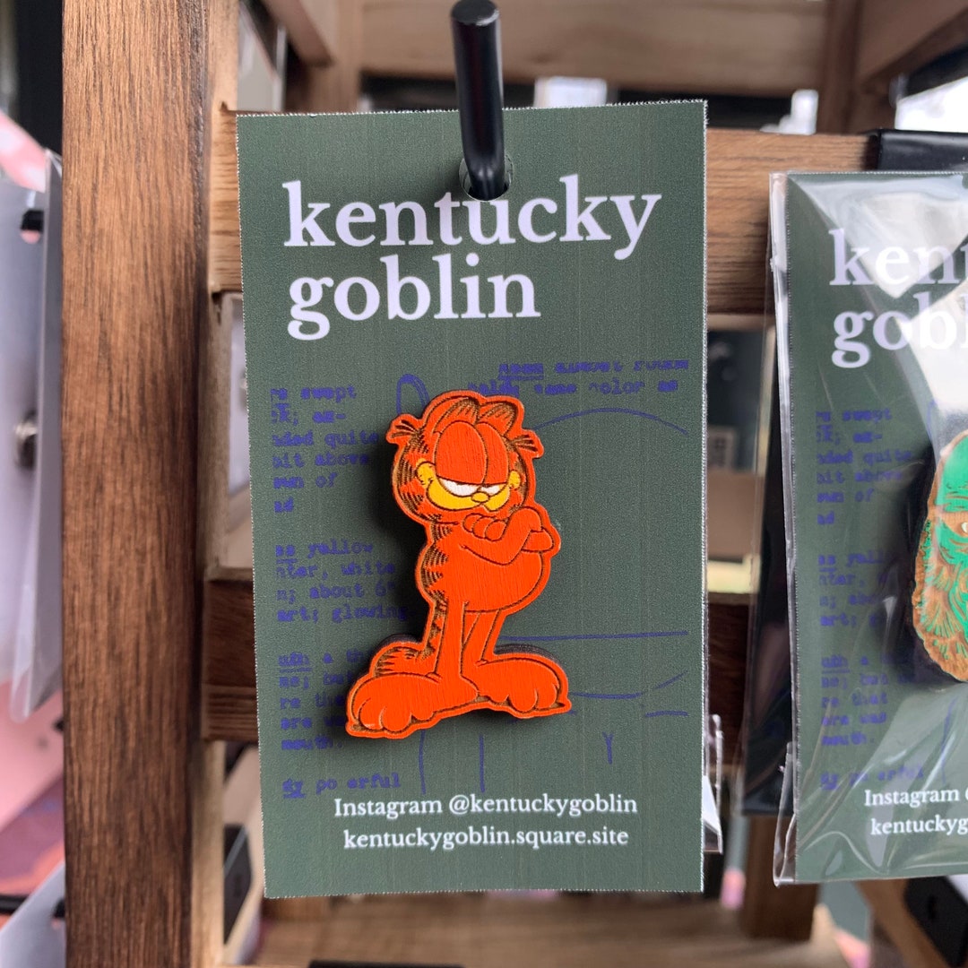 Garfield Pin - Etsy