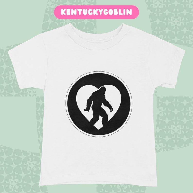 SVG PNG DXF Bigfoot Heart Sasquatch Cryptid Cutting File Cricut File ...