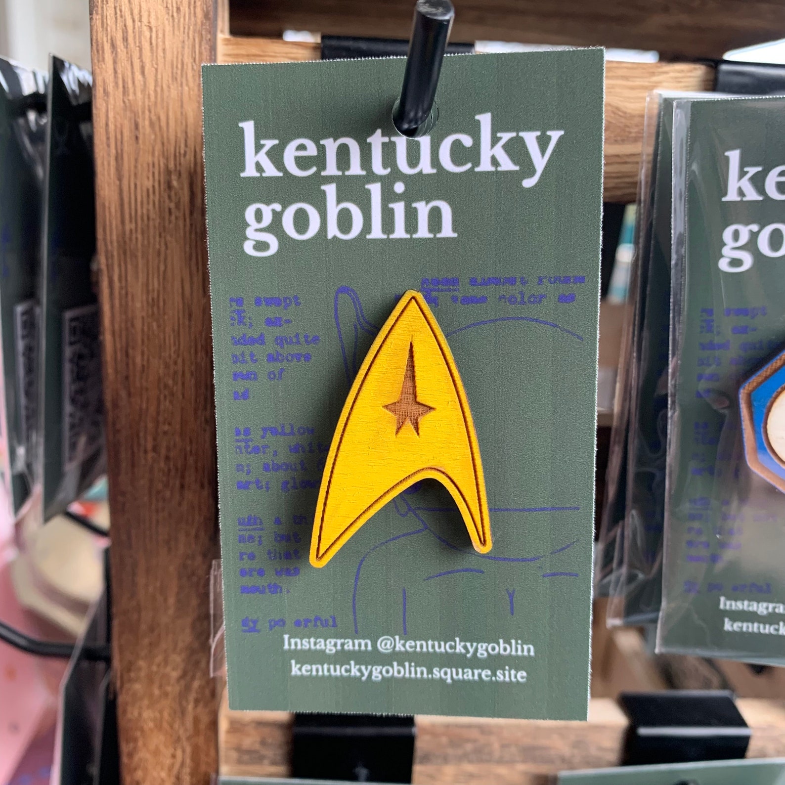 Star Trek Star Fleet Insignia Pin - Etsy