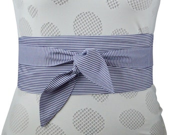 Wide Fabric Belt - Etsy