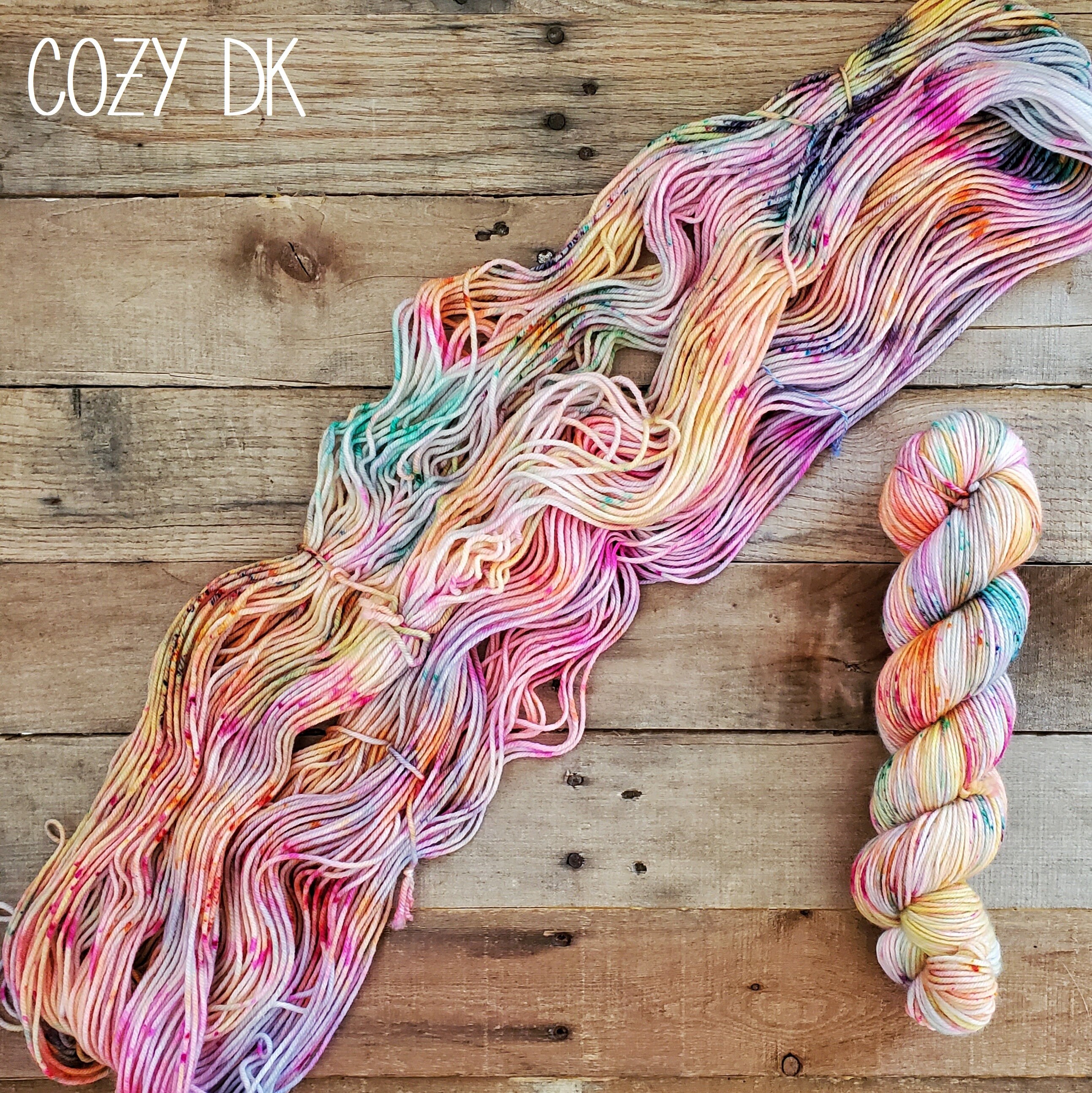 Luna Lovegood Hand Dyed Yarn Single Ply DK Fingering - Etsy