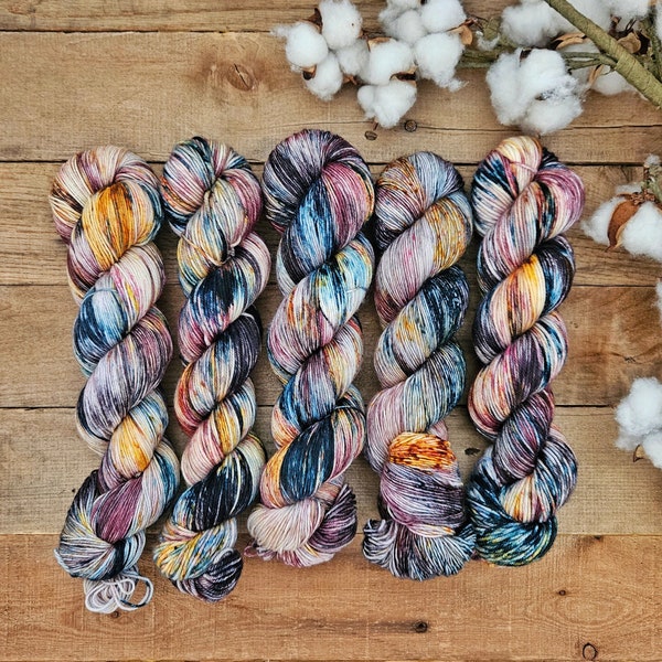 Hand Dyed Dk Yarn - Etsy