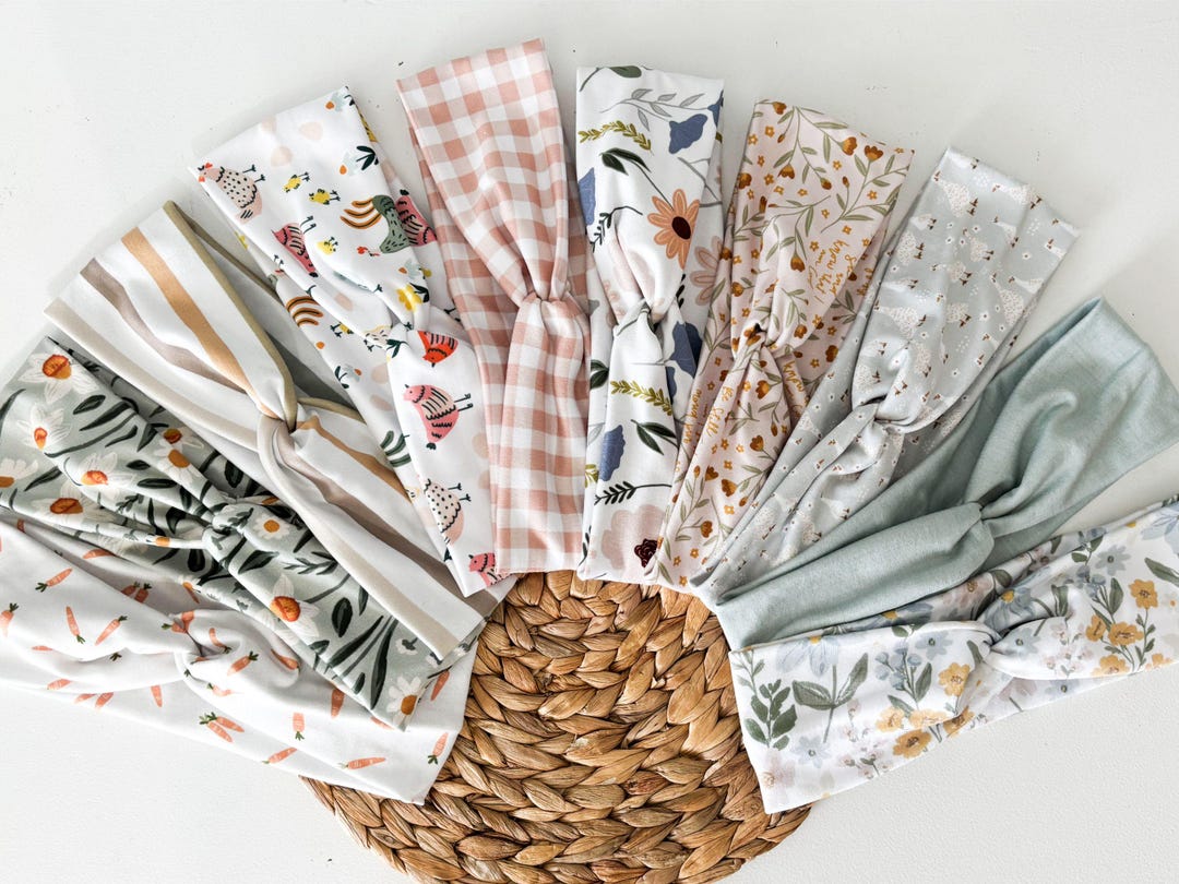 Stitchesbypaige Spring Headband Collection 2025, Headbands for Nurses ...
