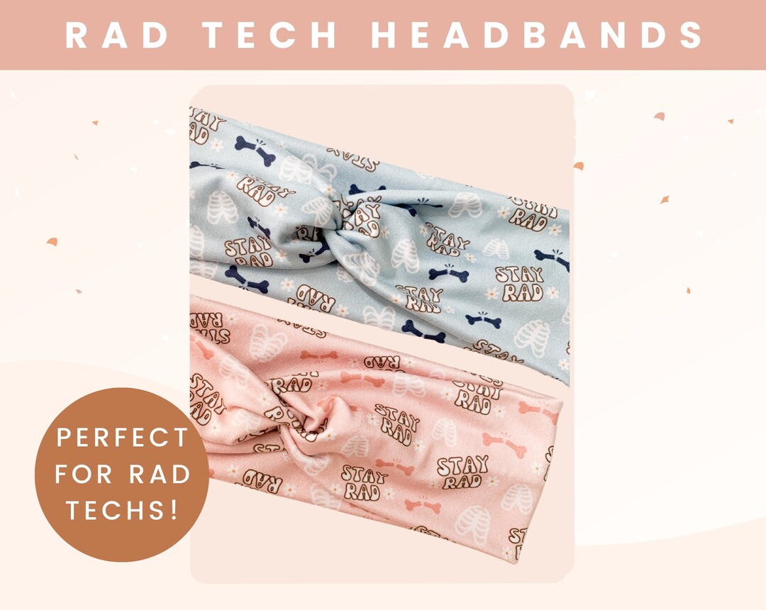 Rad Tech Soft and Stretchy Adult Turban Headband, Headbands for Women ...