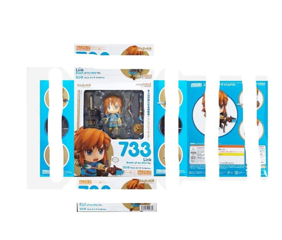 Miniature Zelda Breath of the Wild Nendoroid Template - Etsy