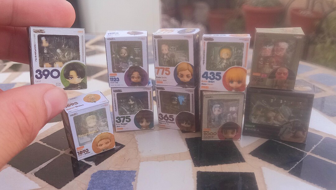 Miniature Attack on Titan Nendoroid Template. Miniature Nendoroid ...