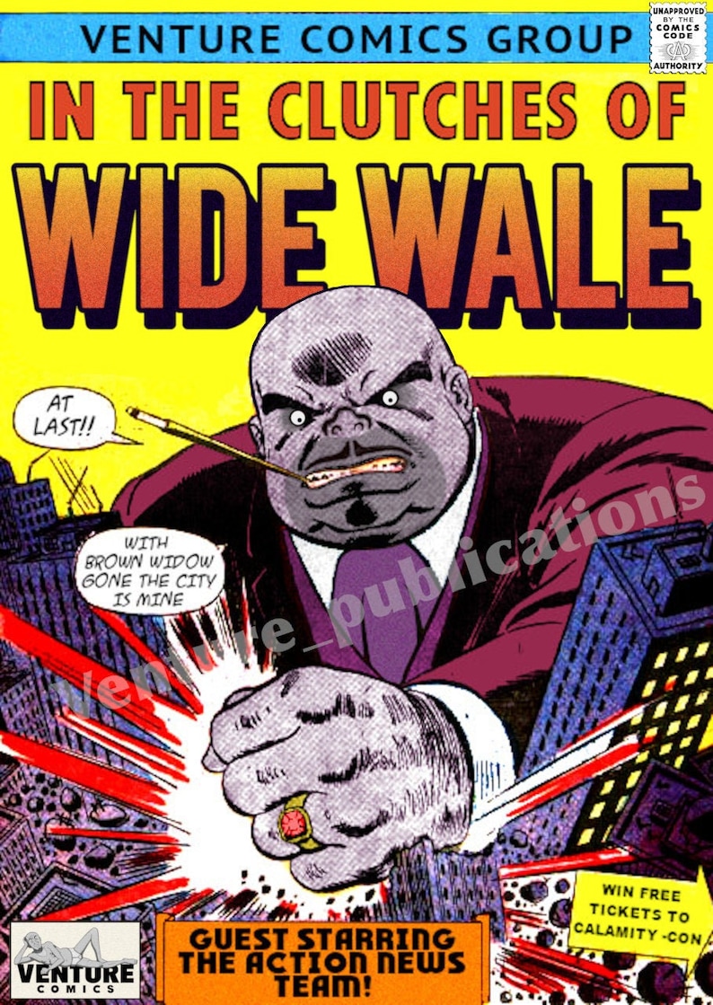 Wide Wale Comic A3 Poster Print venture Bros - Etsy