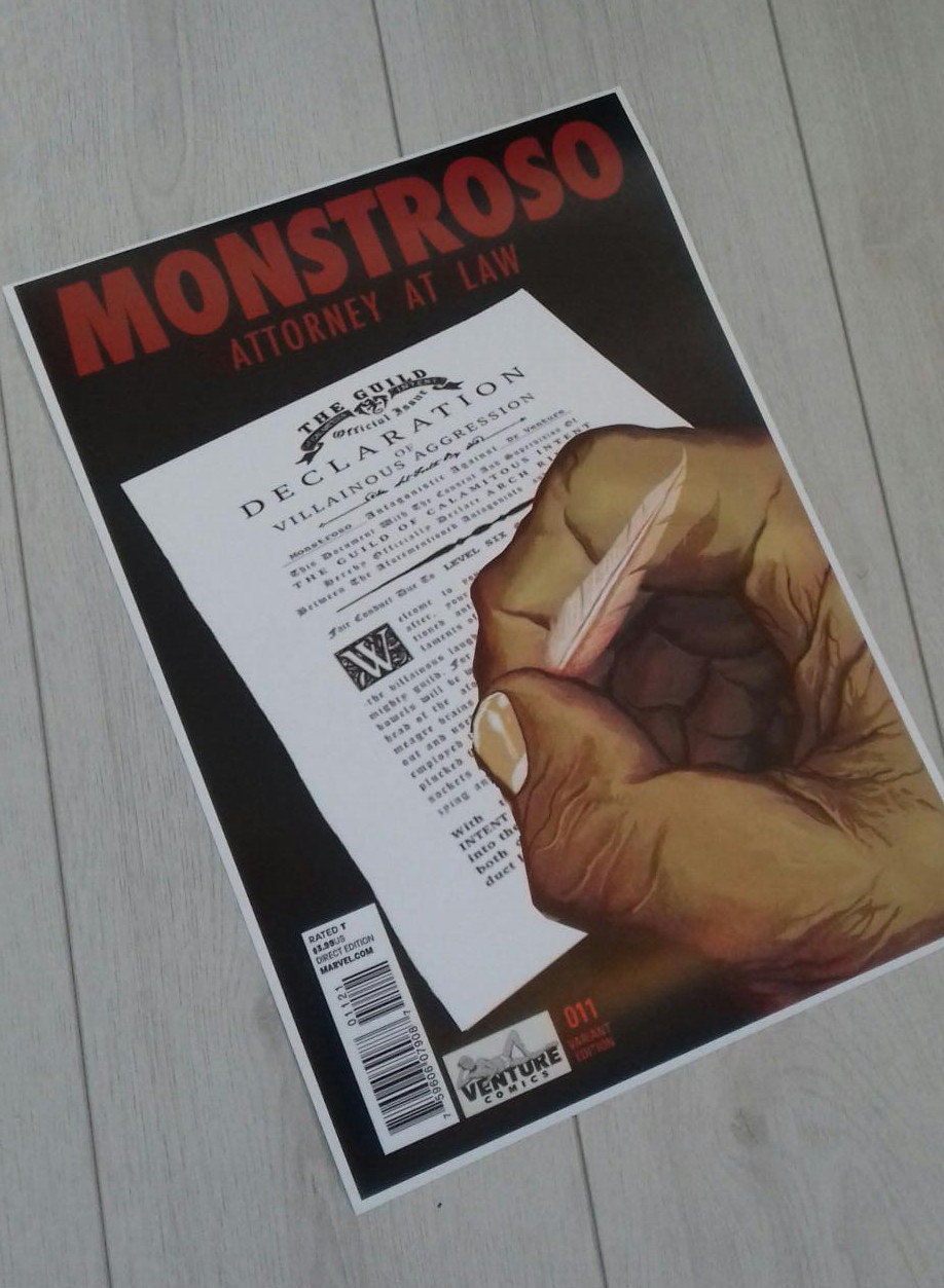 Monstroso attorney at Law Venture Bros A3 Poster Print - Etsy