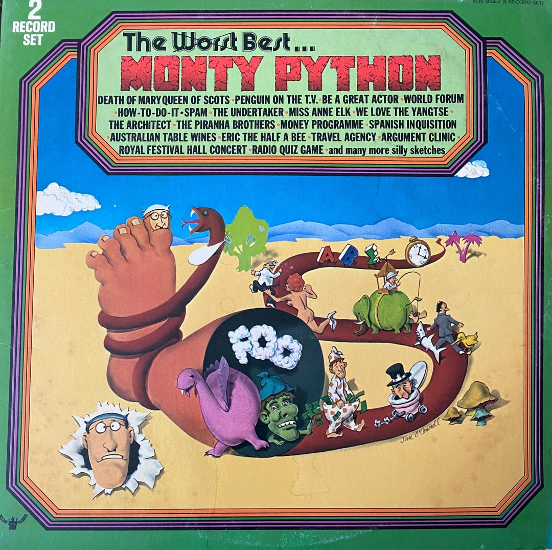 The Worst Best of Monty Python LP - Etsy
