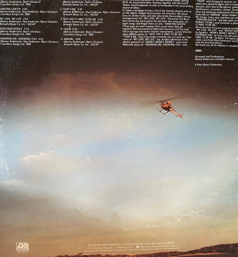 ABBA Arrival LP - Etsy