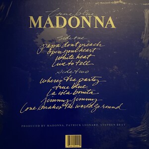 Madonna True Blue LP - Etsy