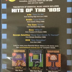 Essential Music Videos Hits of the 80s DVD - Etsy
