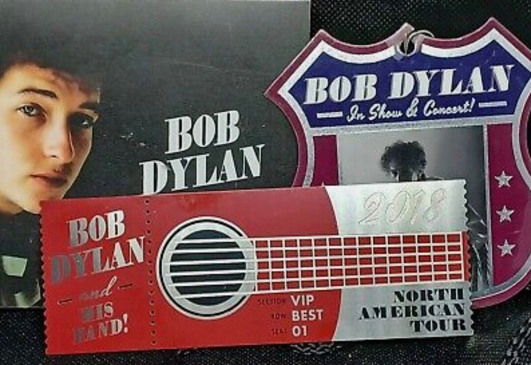 Bob Dylan Commemorative Ticket and Lanyard - Etsy