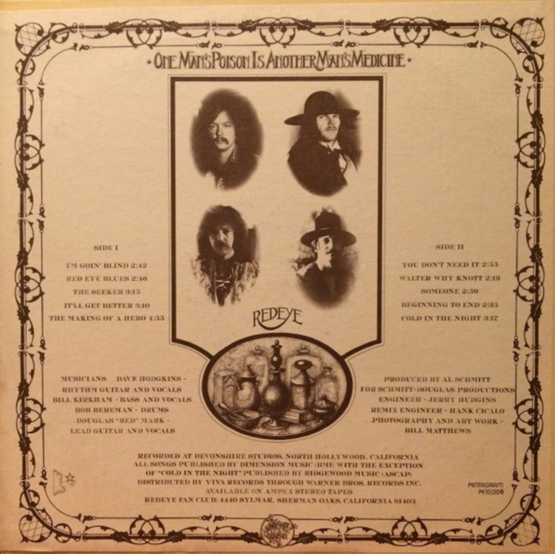Redeye One Mans Poison LP Promo - Etsy