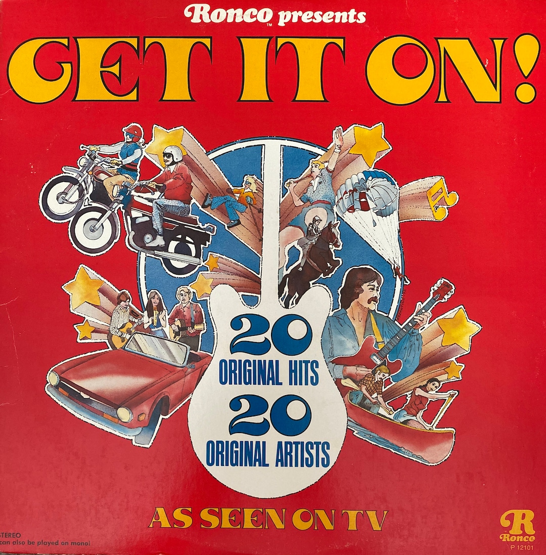 Ronco Presents Get It On! LP Barry White, O’jays, Four Tops - Etsy