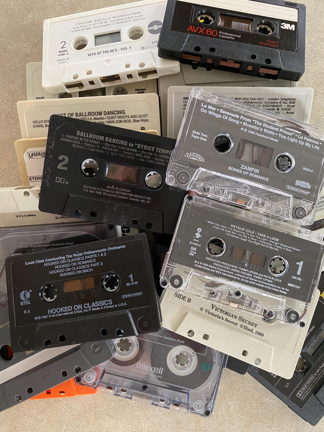 Lot of 23 Miscellaneous Cassette Tapes - Etsy